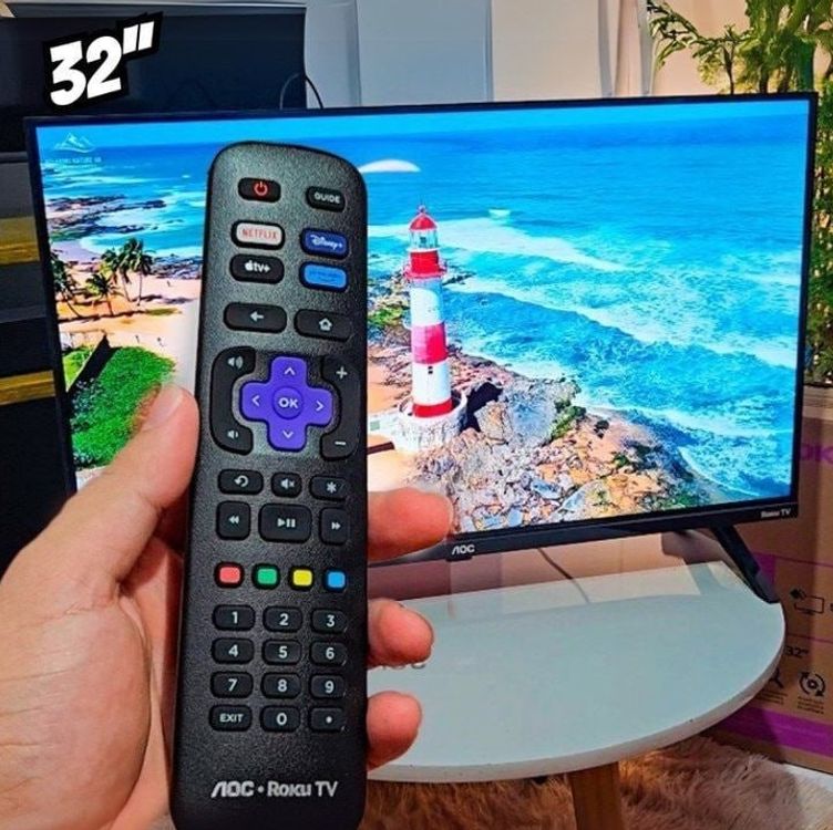 Smart Tv Aoc 32'' Led Roku Hd Wi-fi 32s5045 Bivolt